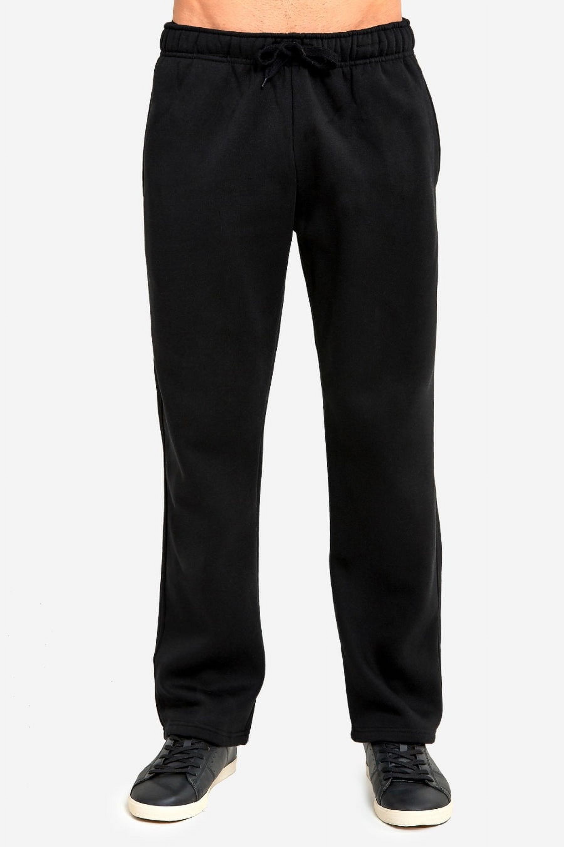 Mens Open-Bottom Pocket Sweatpants SF74R (2 PACK) - Walmart.com