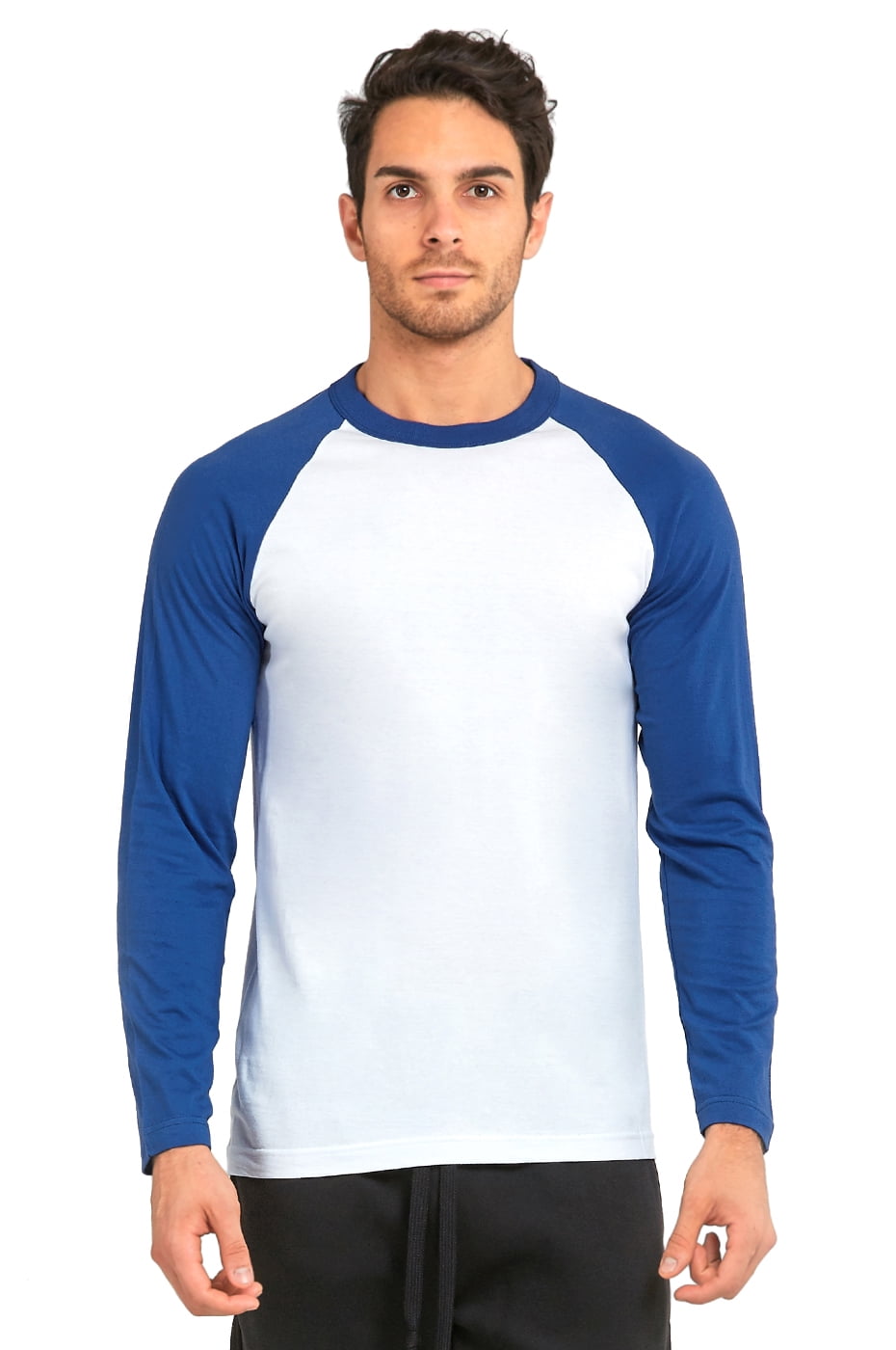 Knocker Men's Long Sleeve Baseball Raglan Shirt - Walmart.com