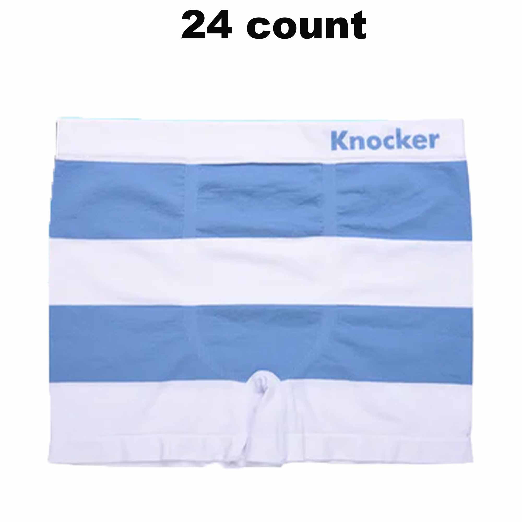 Knocker Men's Seamless Boxer Briefs (MS040M) - 24 Count - Walmart.com