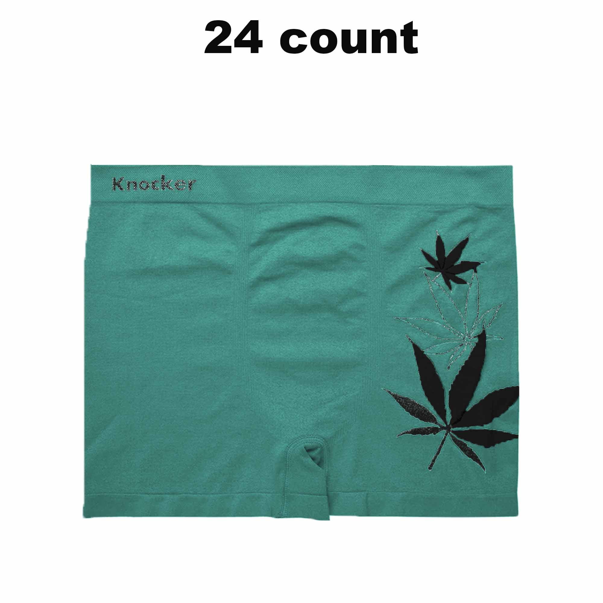 Knocker Men's Seamless Boxer Briefs (Ms056m) - 24 Count - Walmart.com