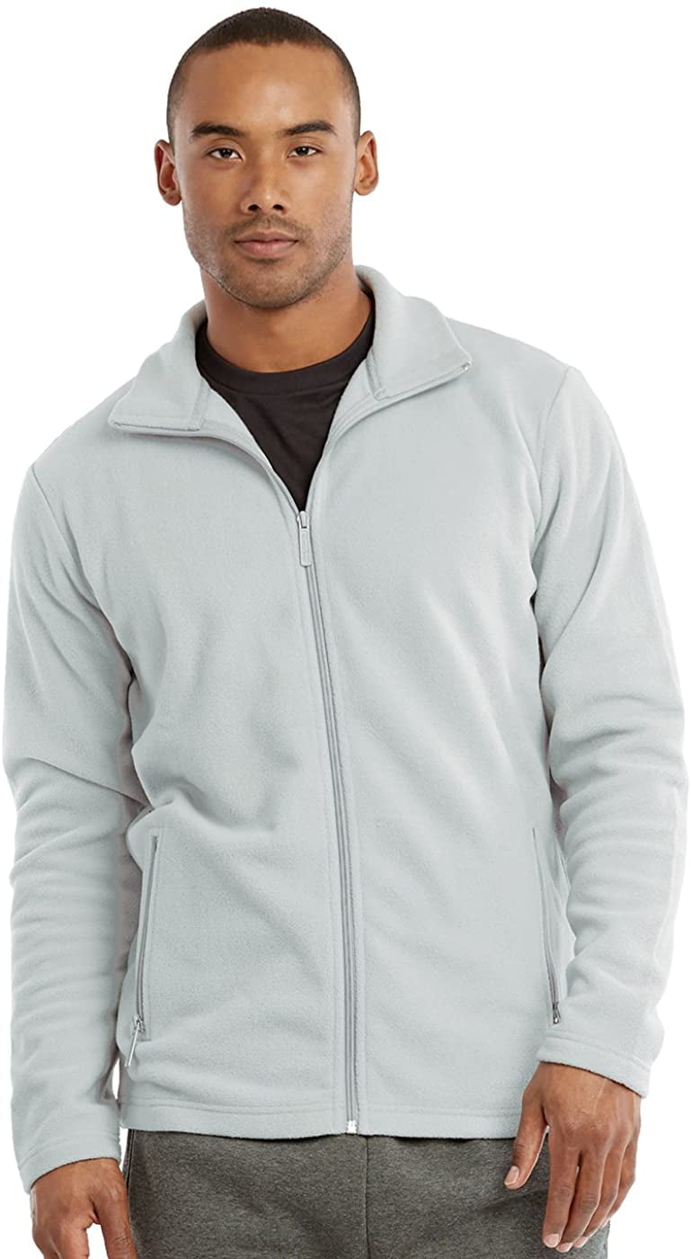 Knocker Men's Soft Fleece Full Zip Up Mid-Weight Winter Warm Sweater ...