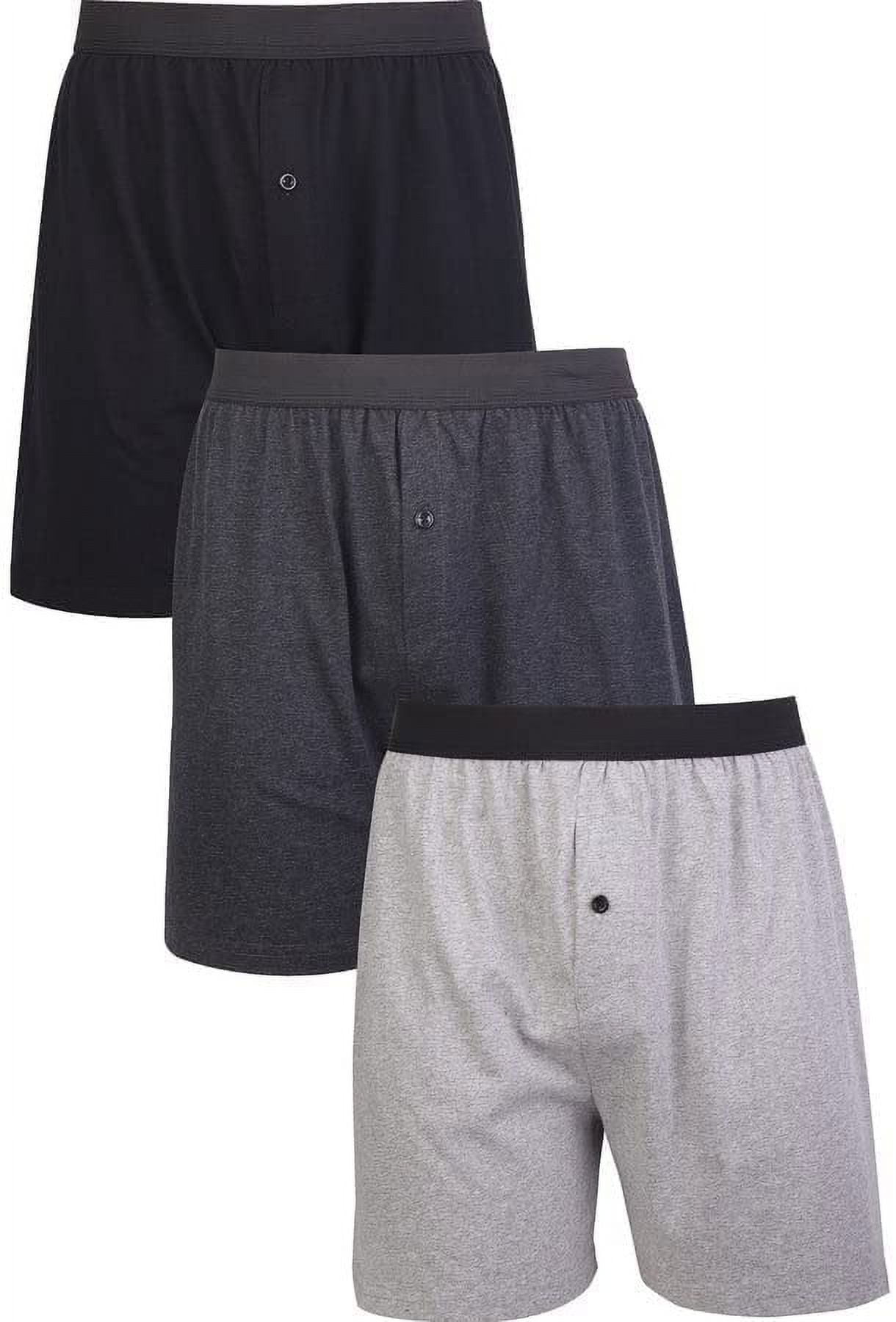 Knocker Mens Cotton Knit Boxers 3-Pack XL - Walmart.com