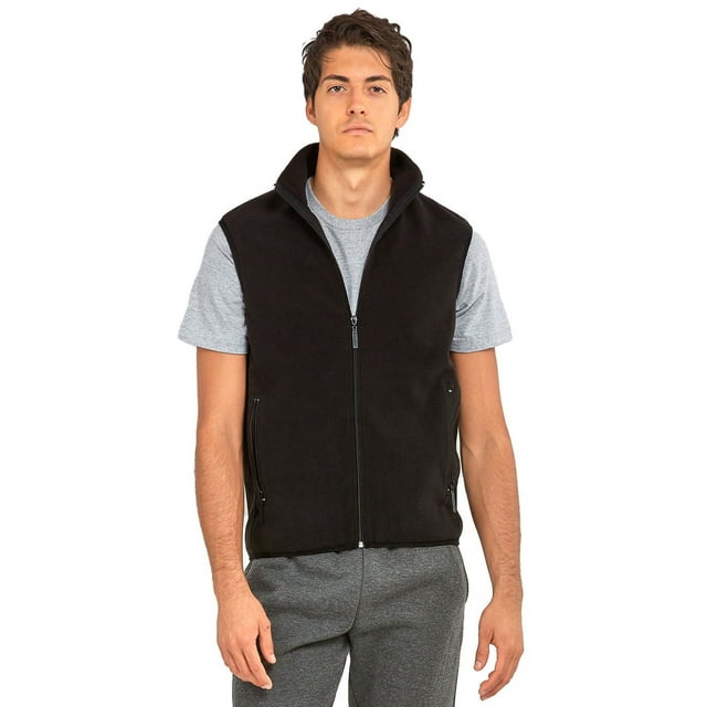 Knocker's Men's Outdoor Sleeveless Polar Soft Fleece Full-Zip Up ...