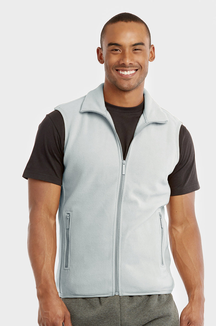 Knocker's Men's Outdoor Sleeveless Polar Soft Fleece Full-Zip Up ...