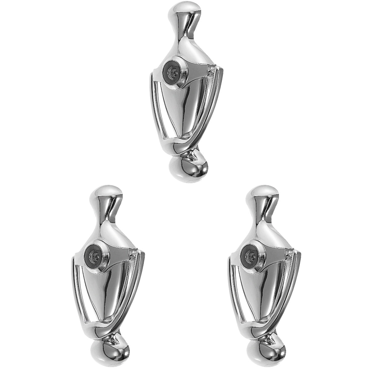 Knocker with Front Door Observer Security Peephole Zinc Alloy Viewer 3 ...