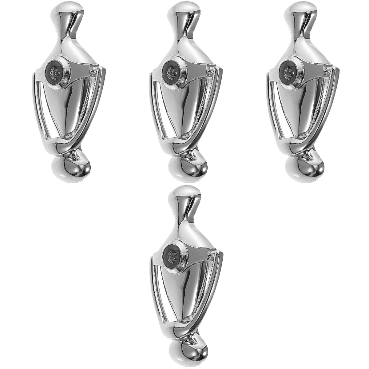 Knocker with Set of 4 Door Knockers for Front Security View Replacement ...