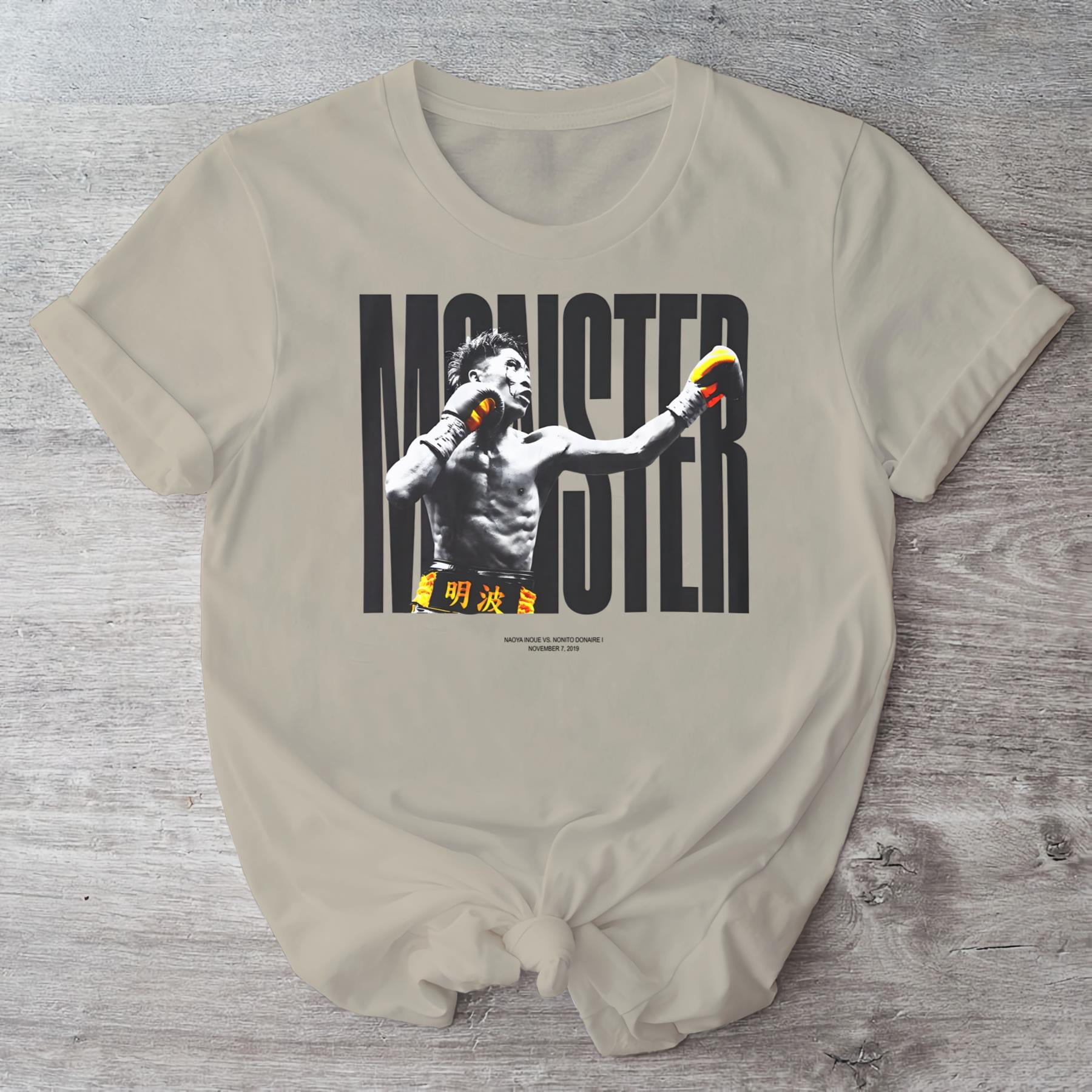 Knockout Boxing Champion Shirt, Inoue vs Donaire Fight Tee, Japanese ...