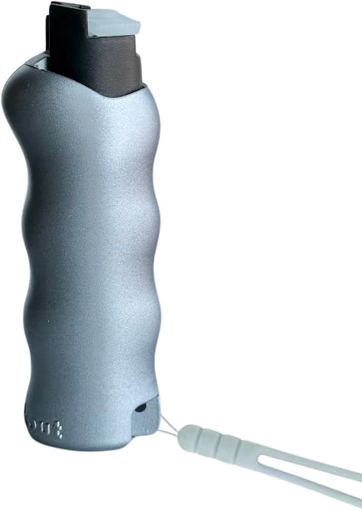 Knockout Pepper Spray - Silver Metallic - Wavy Silicone Case Design ...