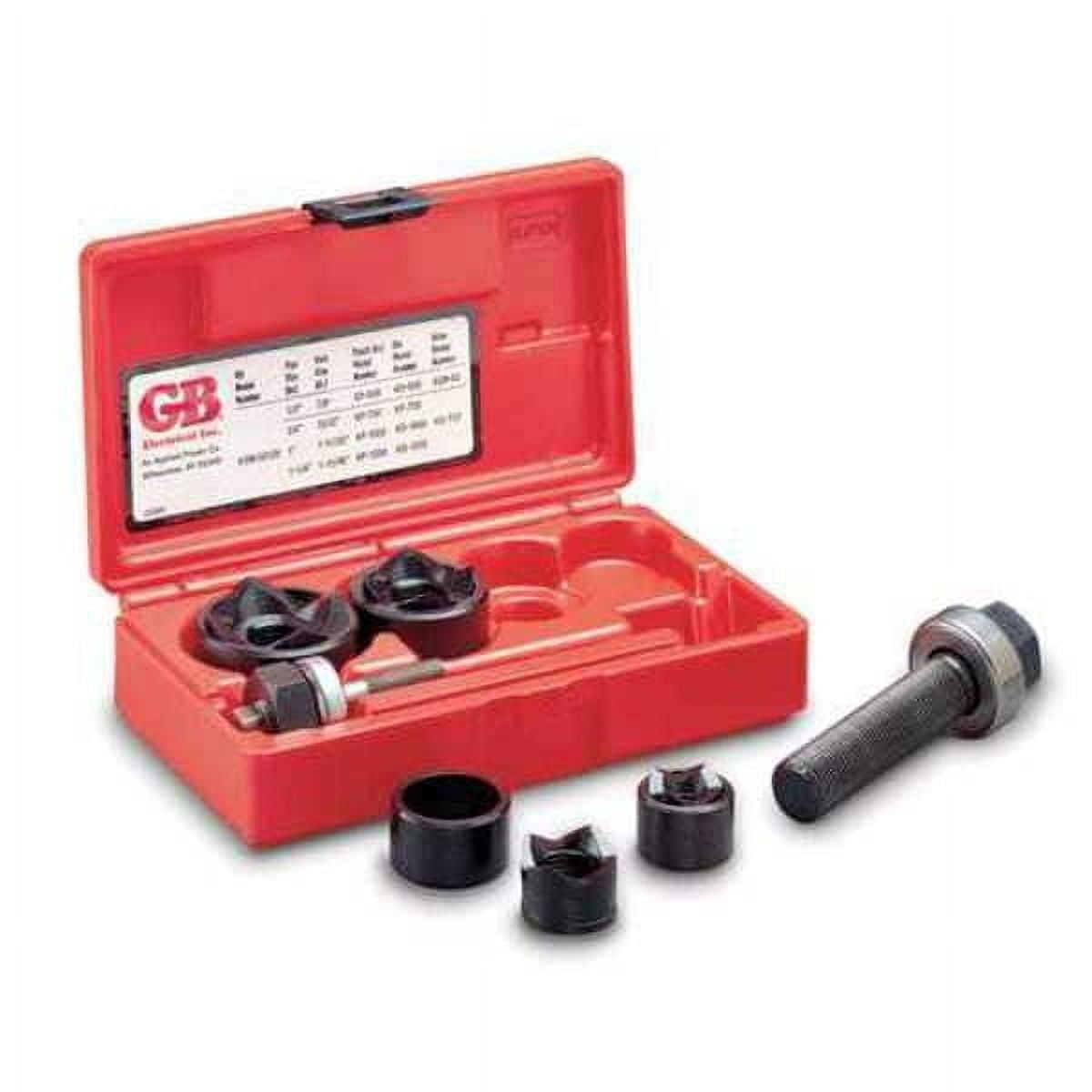 Knockout Set 1/2 In. To 1-1/4 In. Punches And Dies - Walmart.com