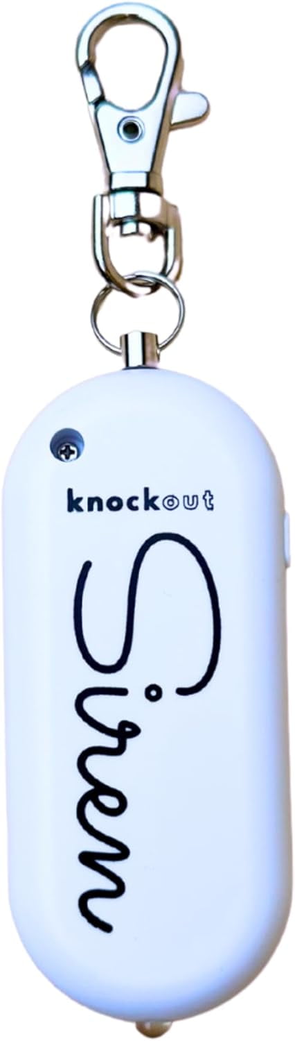 Knockout Siren - Marble - Personal Security Alarm Keychain ...