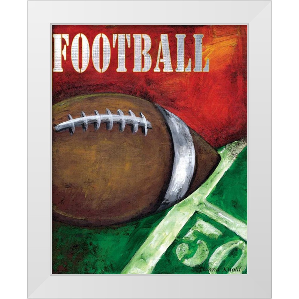 Knold, Donna 15x18 White Modern Wood Framed Museum Art Print Titled ...