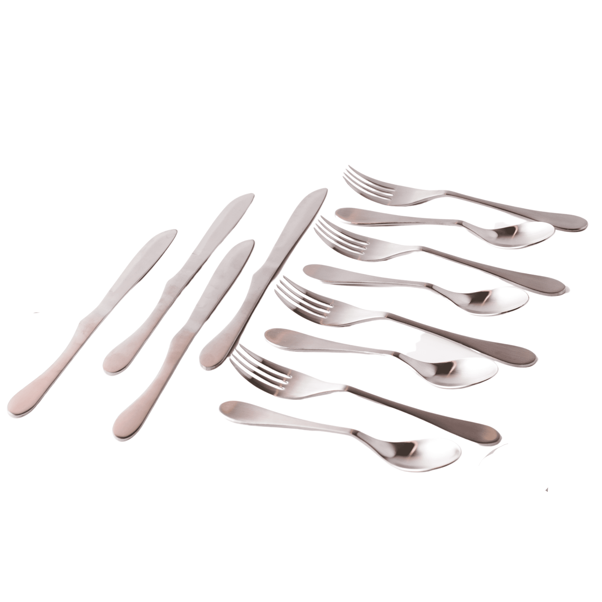 Knork Lite Stainless Steel, 12 Piece Set (Custom Service For 4), Matte ...