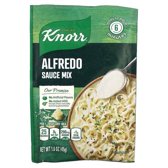 Knorr, Alfredo Sauce Mix, 1.6 oz (45 g) Pack of 2 - Walmart.com
