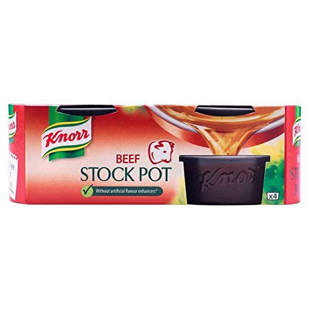 Knorr Beef Stock Pot - 4 x 28g - Walmart.com