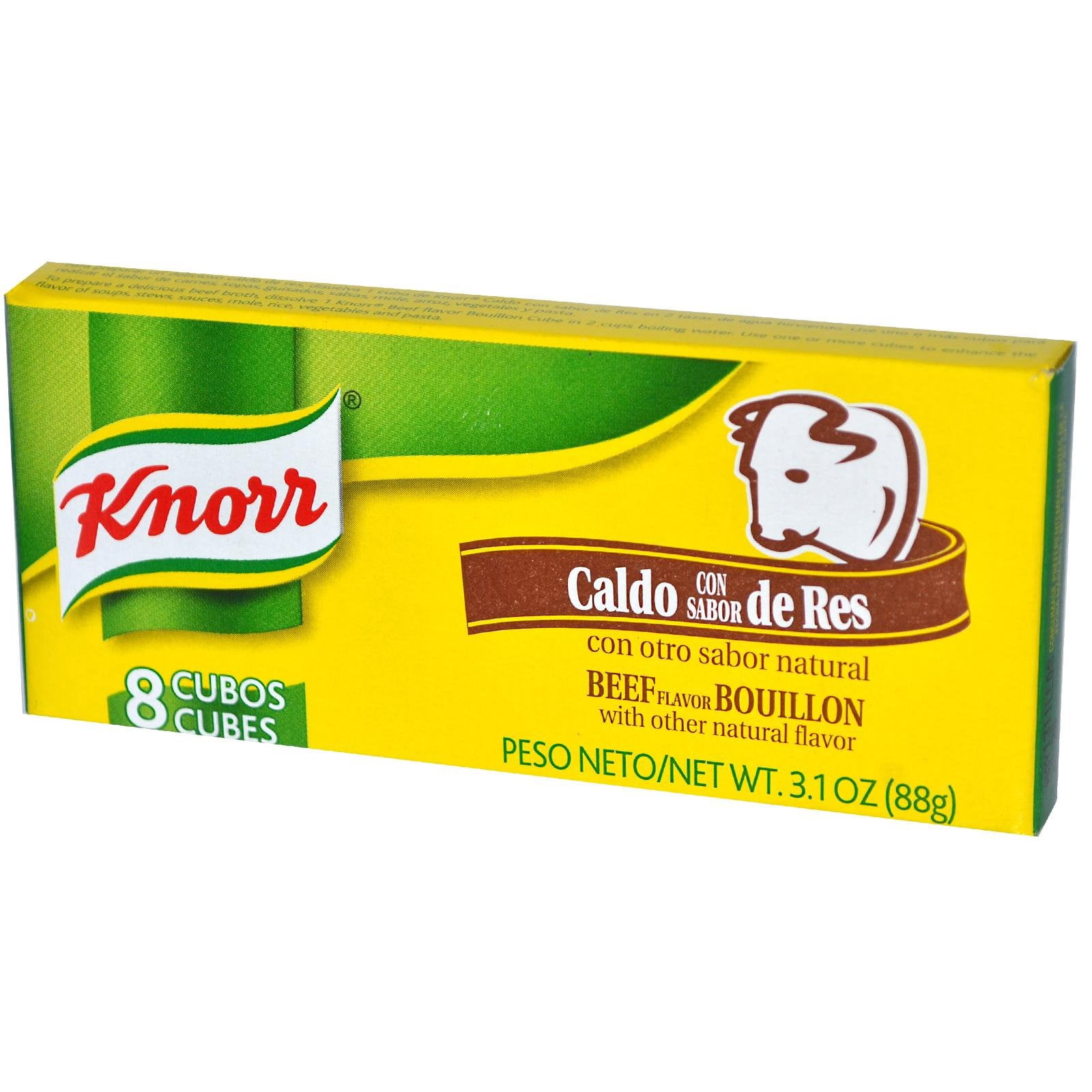 Knorr Bouillon Cubes, Beef, 8 Ct Packaging May Vary - Walmart.com