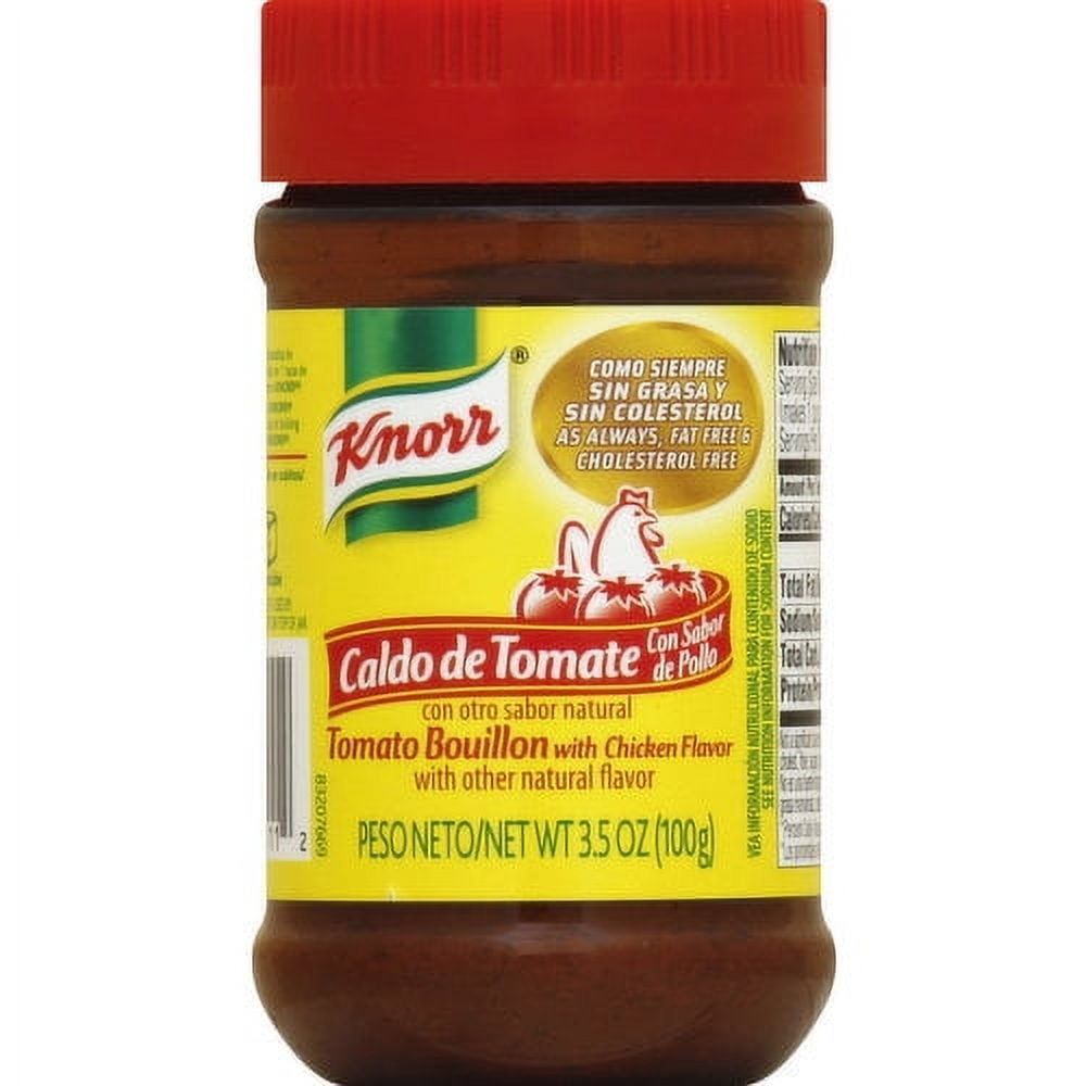 Knorr Bouillon Tomato With Chicken Flavor Jar 3.5 oz Package May Vary ...