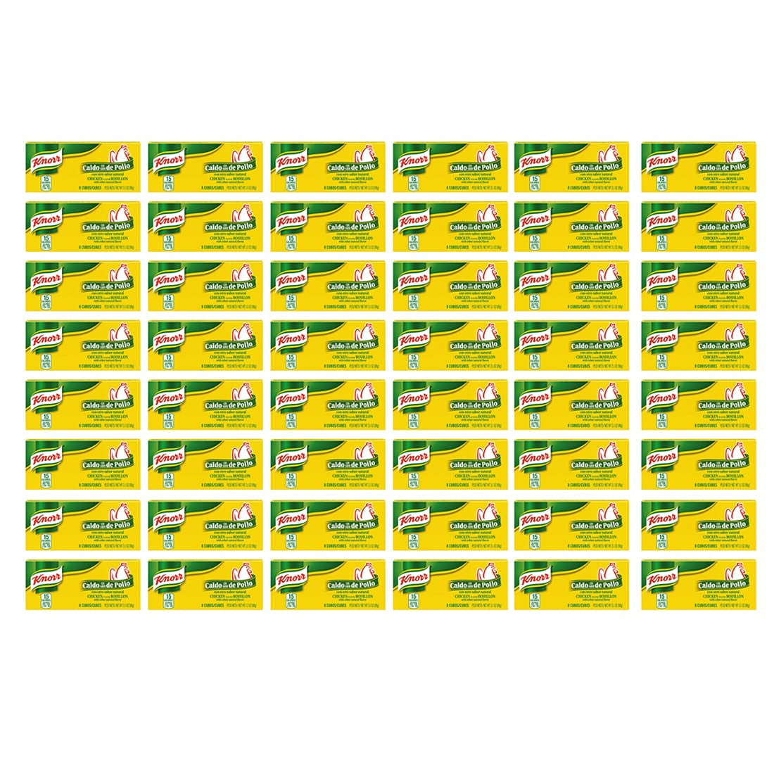 Knorr Chicken Flavor Boullion Cubes, 8-Count Boxes (Pack Of 48 ...
