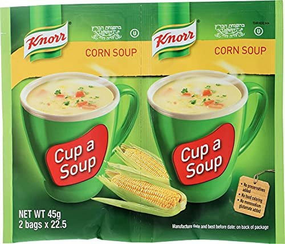 Knorr Corn Soup Mix 1.52oz, Quick & Easy Dry Packets, 3x2 Packs for 6 ...