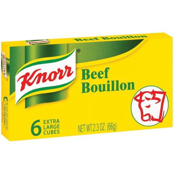 Knorr Cube Bouillon Beef 2.3 oz, 6 count for soups, stews, and more ...