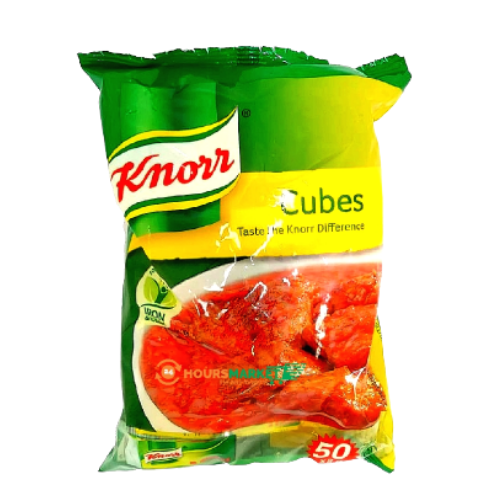 Knorr Cubes, 50 Packets, Cooking Seasoning for Jollof Rice and All ...