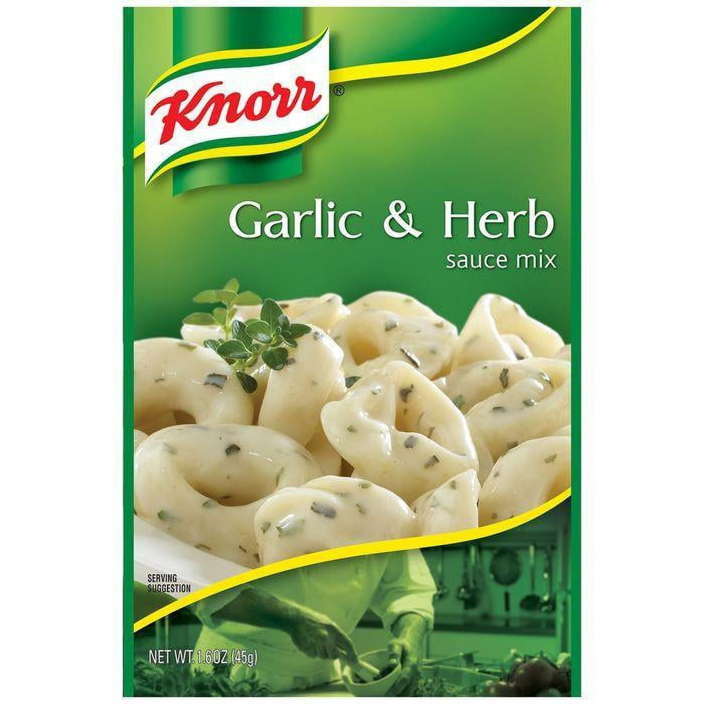 Knorr Garlic & Herb Sauce Mix 1.6 Oz Packet (Pack of 12) - Walmart.com