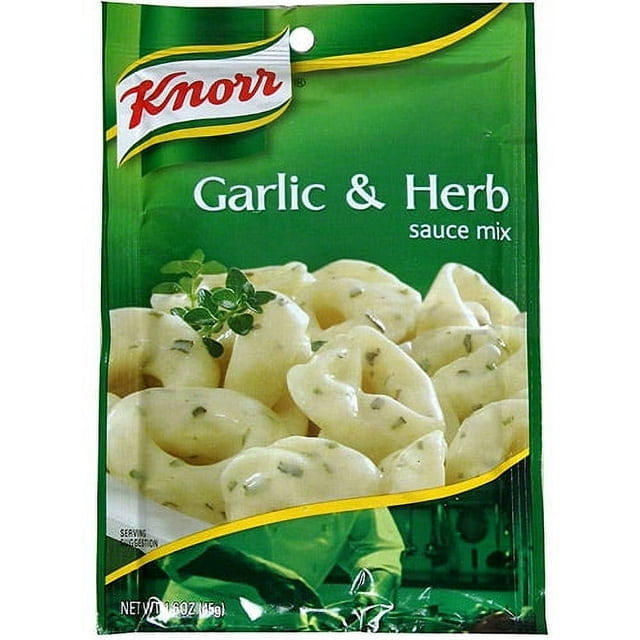Knorr Garlic & Herb Sauce Mix, 1.6 oz, (Pack of 12) - Walmart.com