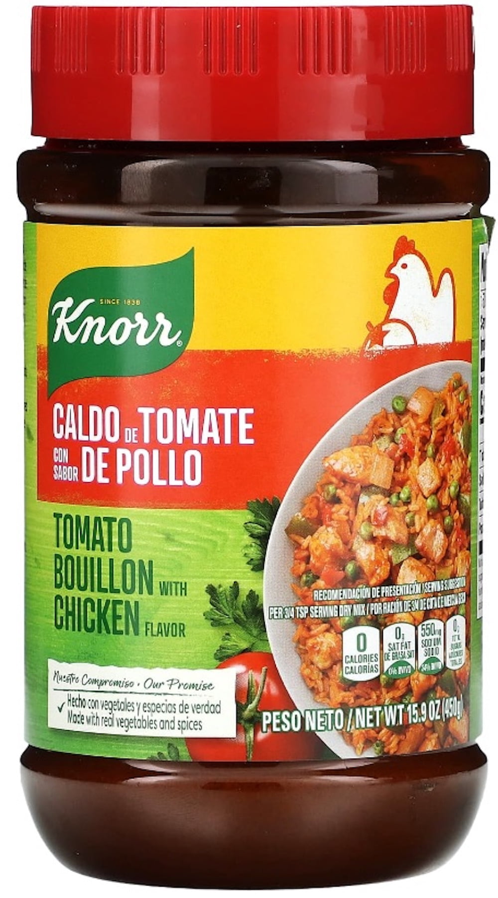 Knorr Granulated Bouillon Tomato Chicken (Pack of 18) - Walmart.com