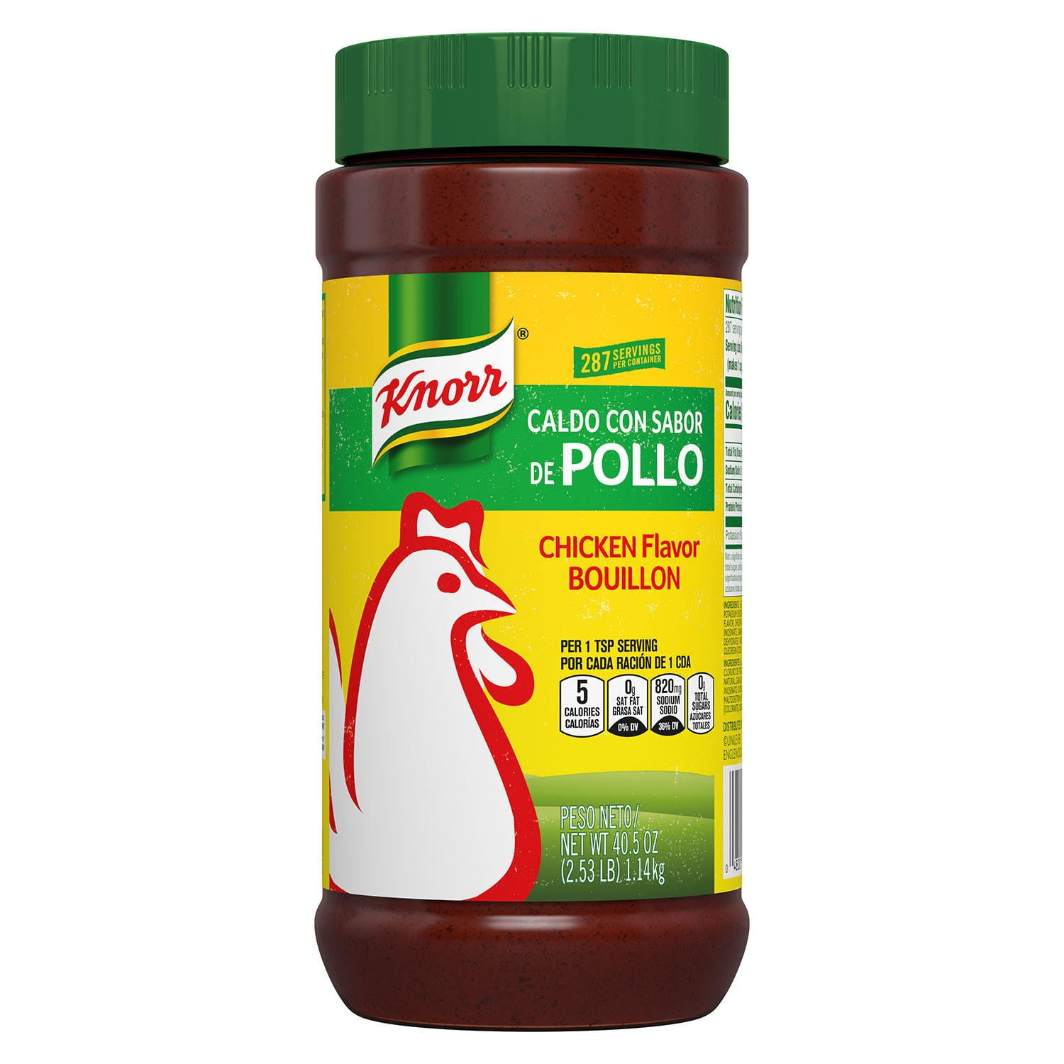 Knorr Granulated Chicken Bouillon (40 oz.) - Walmart.com