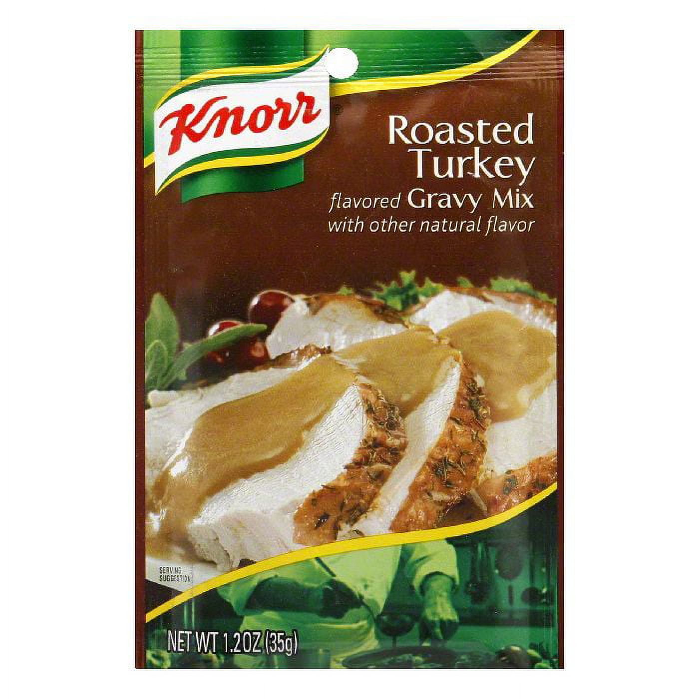 Knorr Gravy Classics Roasted Turkey Gravy Mix, 1.2 OZ (Pack of 24 ...