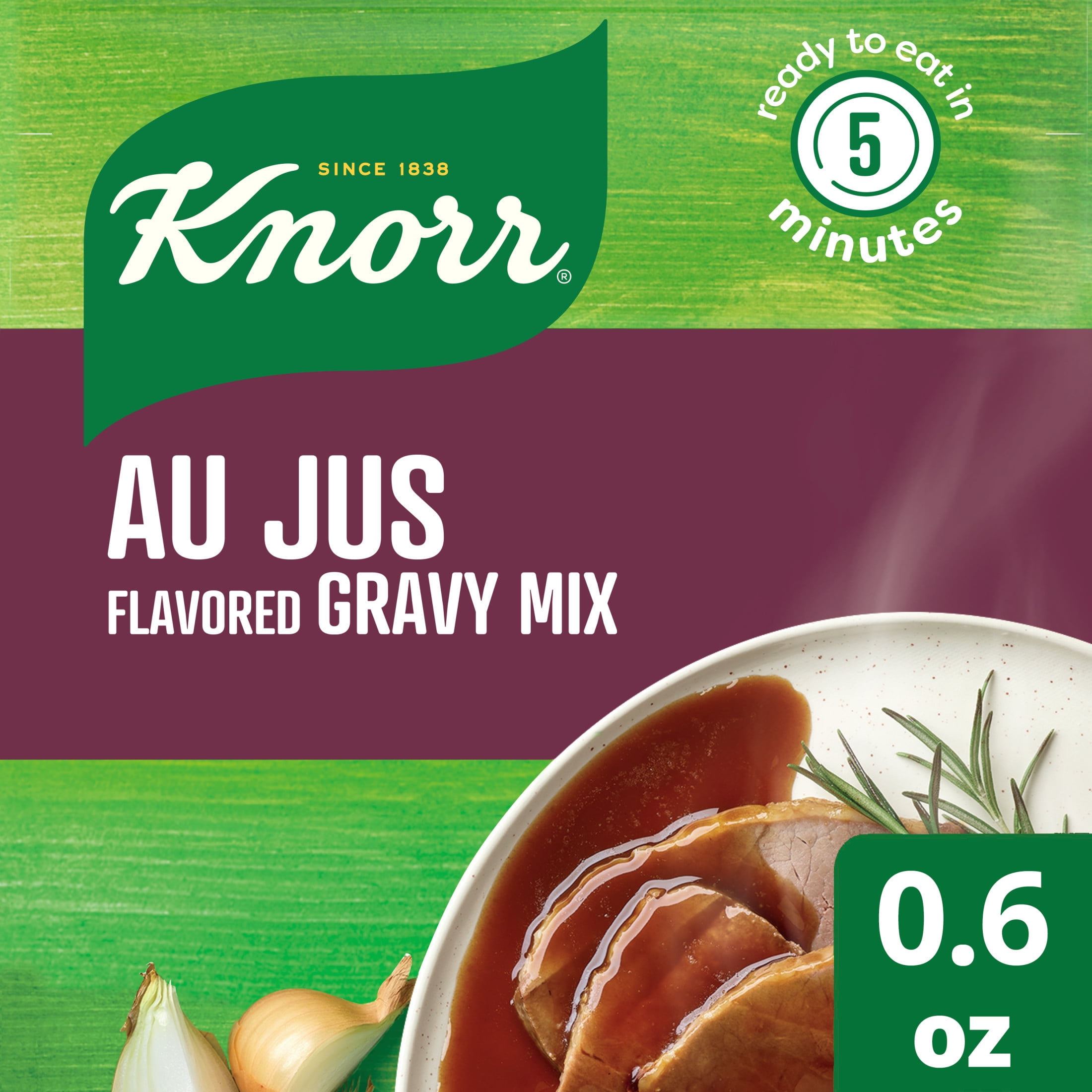 Knorr Beef Stock Powder, Au Jus Gravy Mix, No Artificial Flavors, No ...