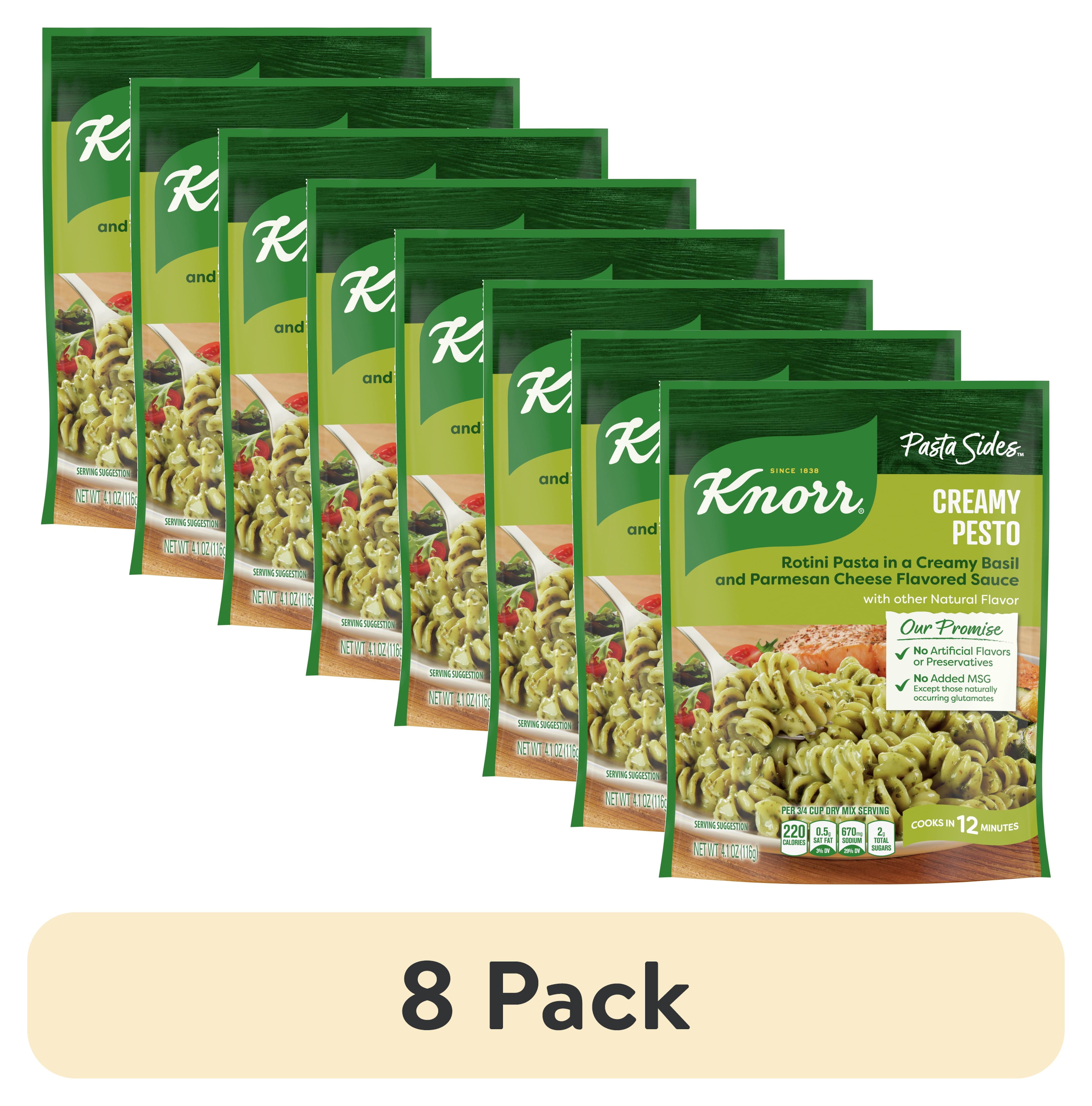 (8 pack) Knorr Pasta Side Dish Creamy Pesto 4.1 oz - Walmart.com