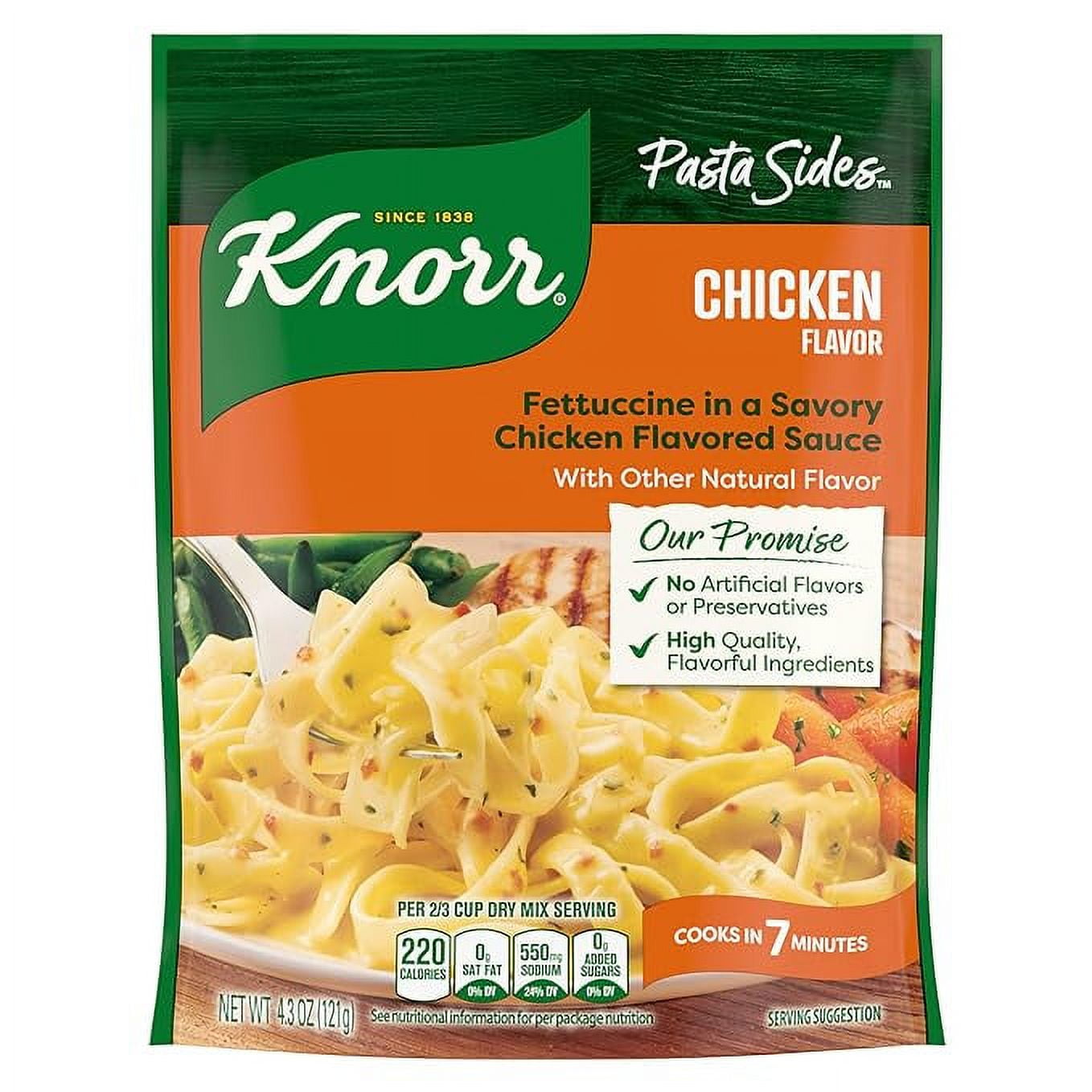 Knorr Pasta Sides Chicken Fettuccine For Delicious Quick Pasta Side ...