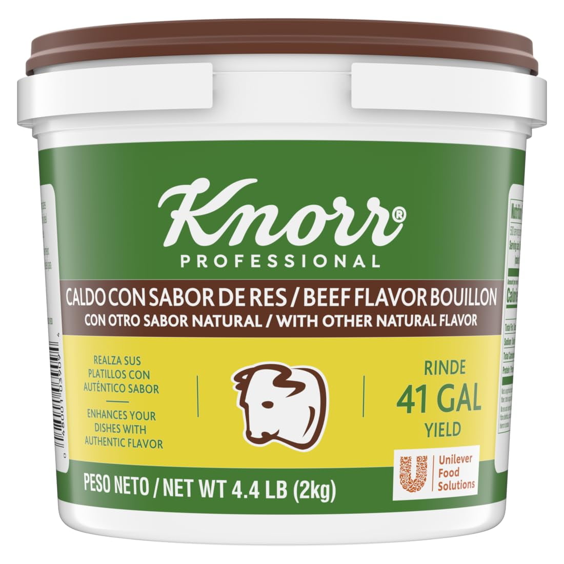 Knorr Professional Caldo de CM31 Res, Beef Bouillon with Beef Flavor ...