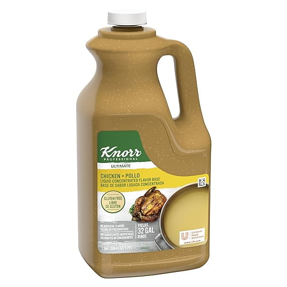 Knorr Chicken Liquid Base, 1 Gallon, 2 per Case, Rich Flavor, Aromatic ...