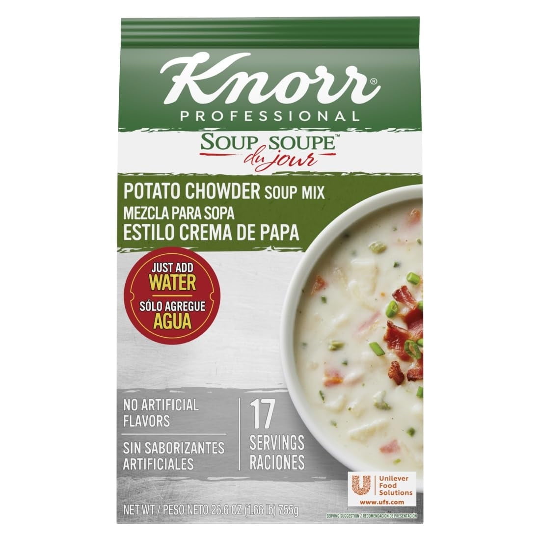 Knorr Professional Soup du Jour Potato Chowder Soup Mix 0g Trans Fat ...
