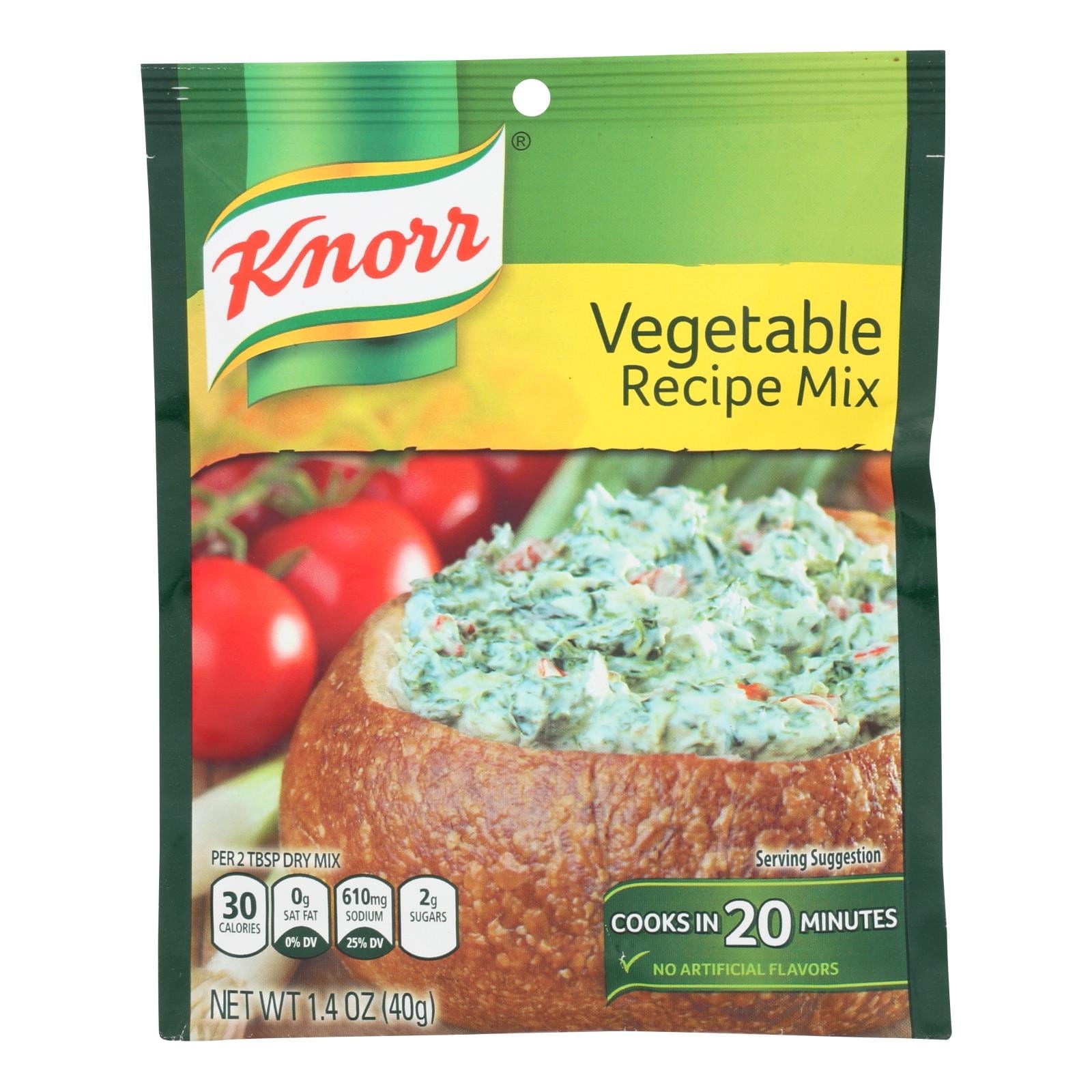 Knorr Vegetable Recipe Mix Packet - Flavorful Dip & Soup Mix, 1.4 oz - Walmart.com