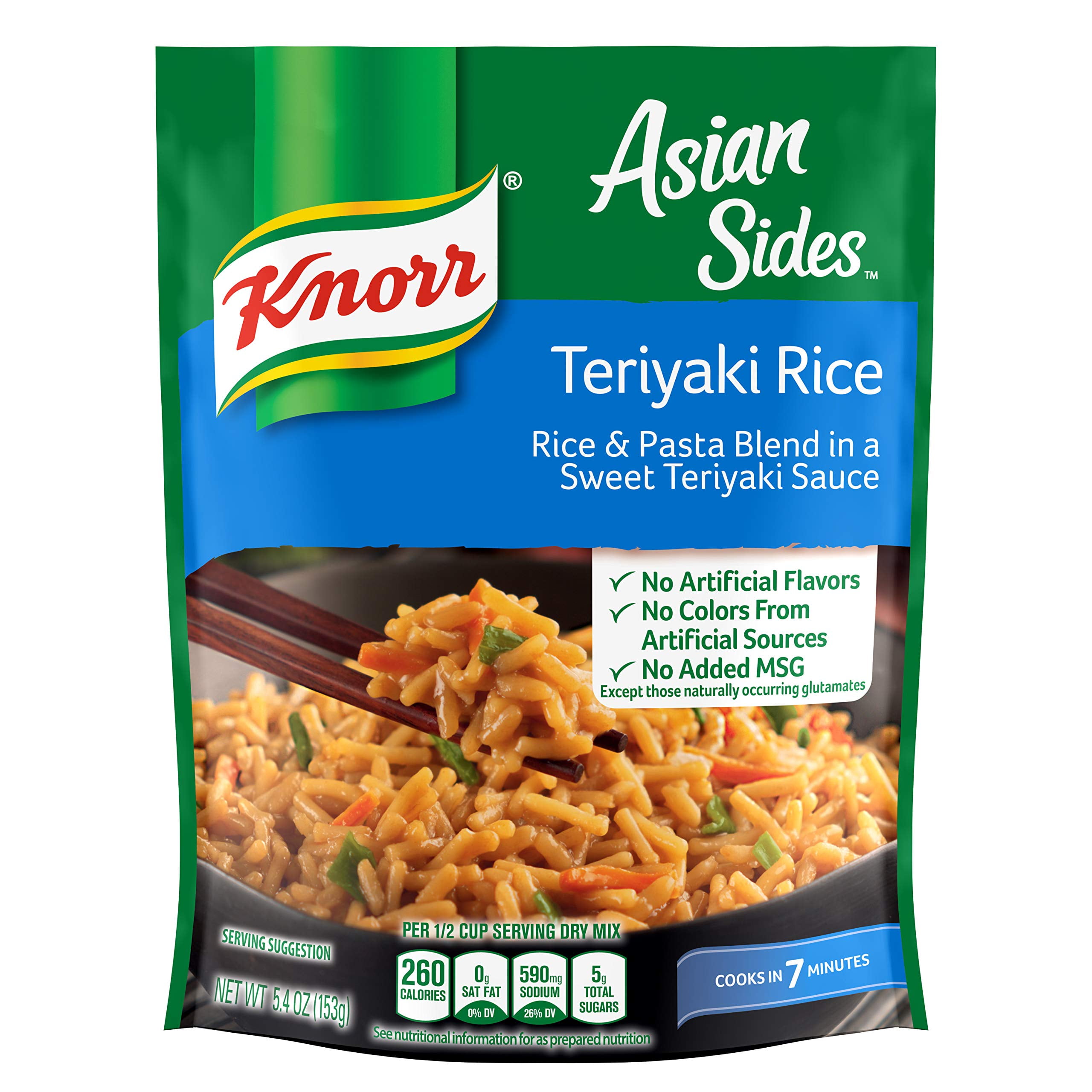 Knorr Rice Side Dish, Asian Teriyaki, 5.4 oz - Walmart.com