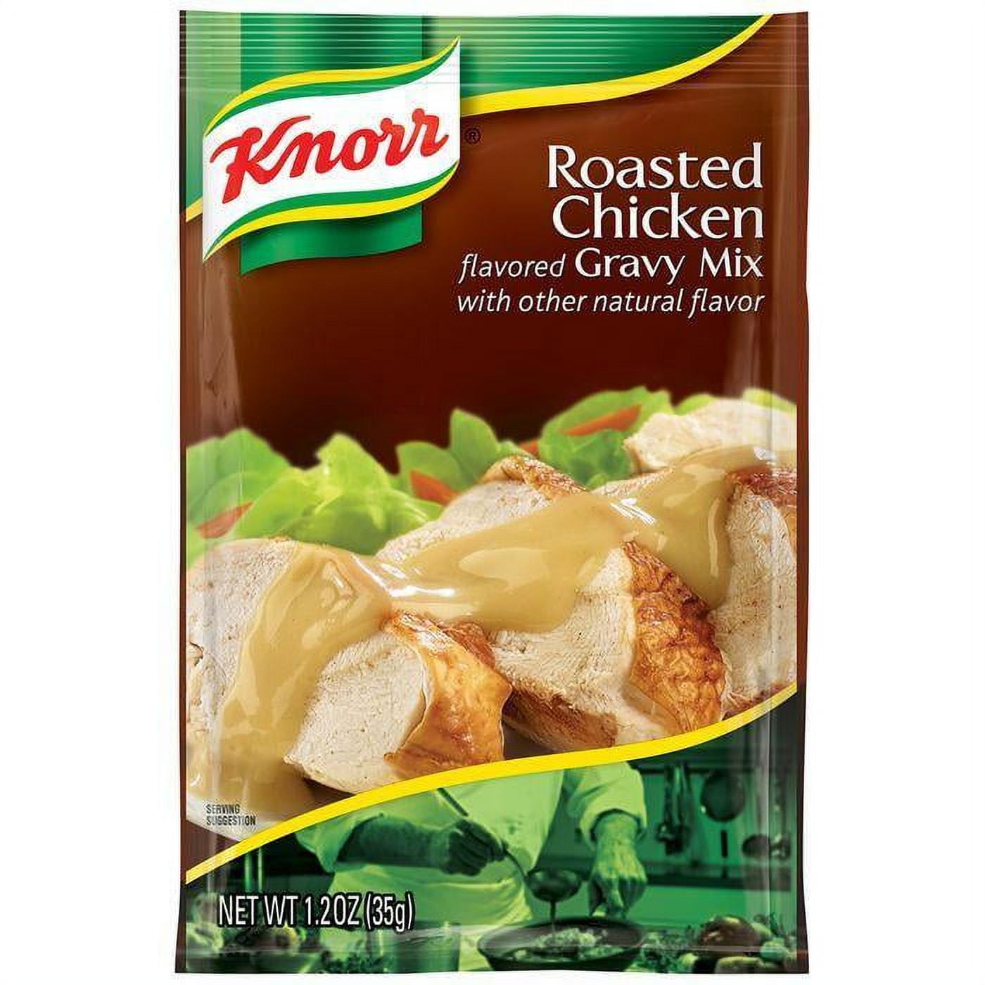 Knorr Instant Stock Roasted Chicken Gravy Mix 1.2 Oz Packet (Pack of 24 ...