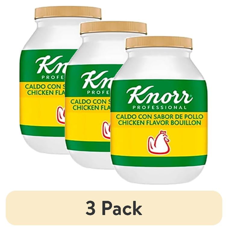 (3 pack) Knorr Shelf Stable Paste Chicken Bouillon, 7.9 lb Jar ...