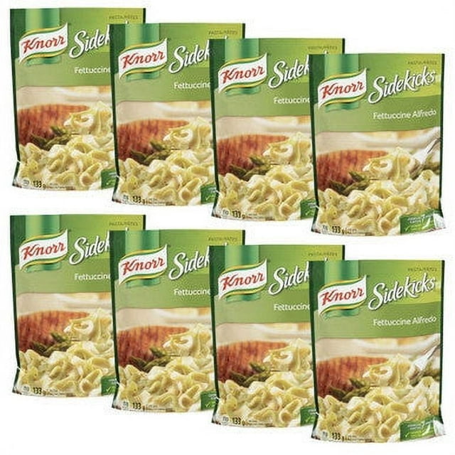 Knorr Sidekicks Fettucine Alfredo Pasta 133g/4.7oz, 8-Pack {Imported from Canada} - Walmart.com