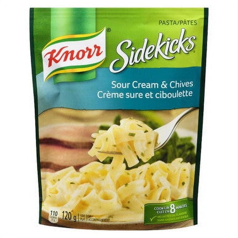 Knorr Sidekicks, Sour Cream & Chives Pasta Side Dish, 120g/4.2oz., 8ct, {Imported from Canada ...