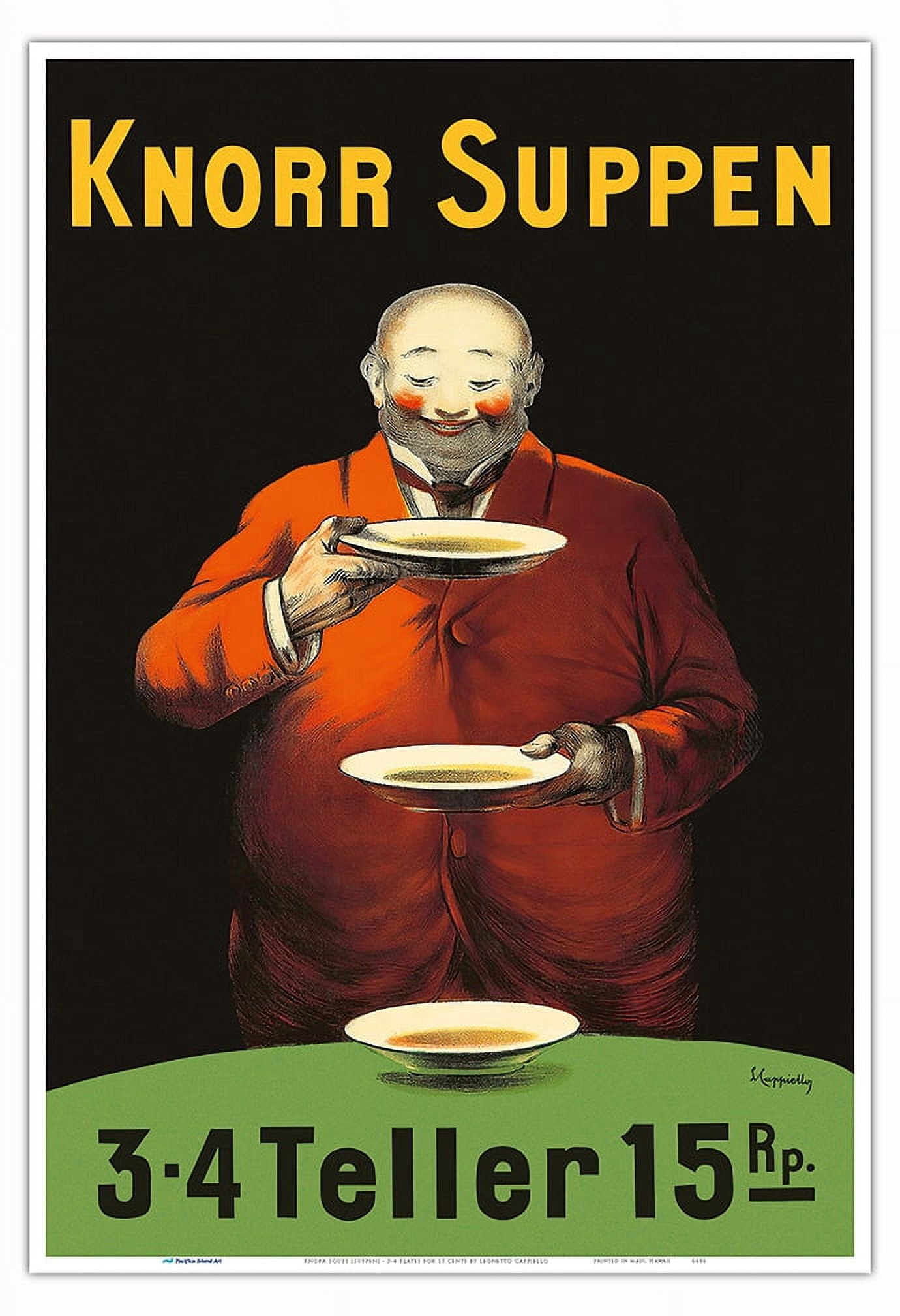 Knorr Soups (Suppen) - 3-4 Plates for 15 cents - Vintage Advertising ...