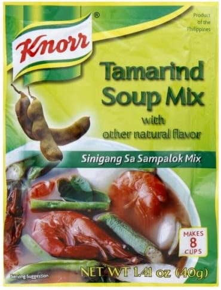 Knorr Tamarind Soup Mix Packet, Sinigang sa Sampalok, 1.41oz (40g), Pack of 12 - Walmart.com