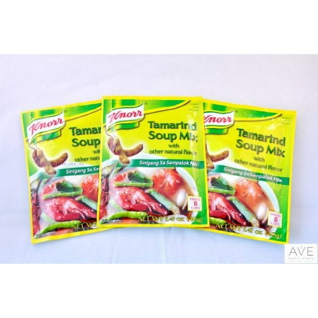 Knorr Tamarind Soup Mix (Sinigang sa Sampalok Mix), 1.41oz (40g) (3) - Walmart.com