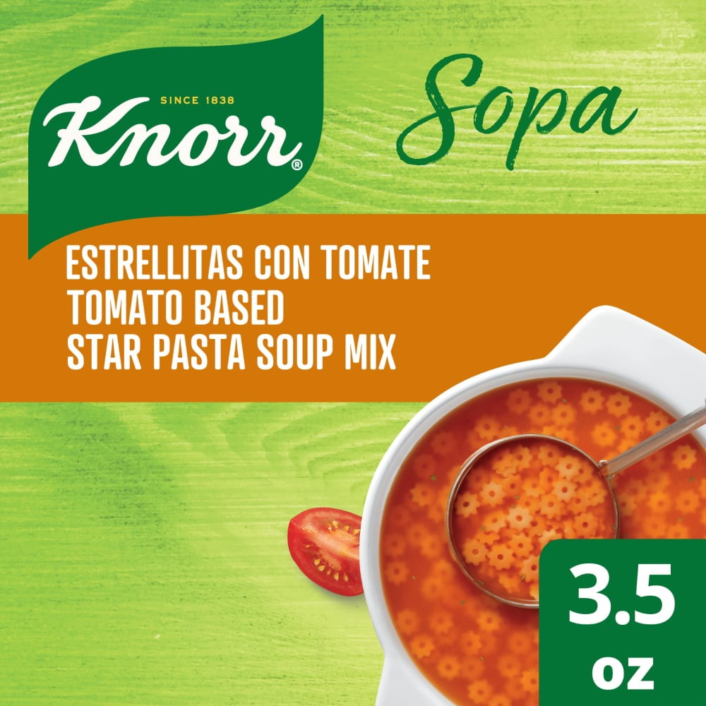 Knorr Star Tomato Based Sopa/Pasta Soup Mix Pasta,(1Pack) - Walmart.com