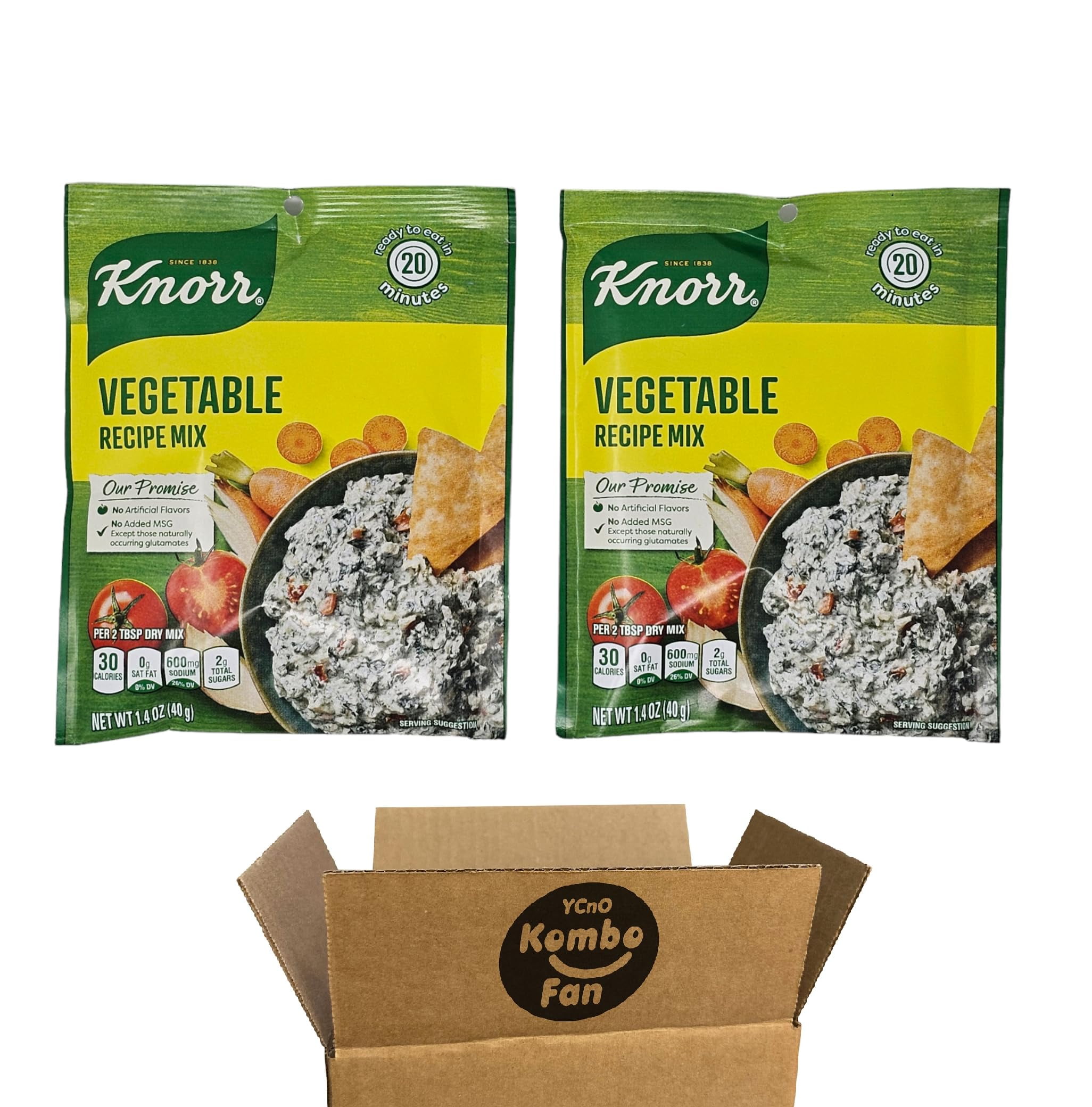 Knorr Vegetable Recipe Mix CM31 - 1.4 oz(40g) packet (Pack of 2 ...