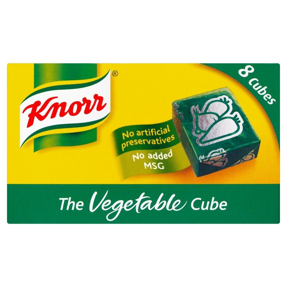 Knorr Vegetable Stock Cubes, Versatile & Flavorful, 80g Pack of 8 ...
