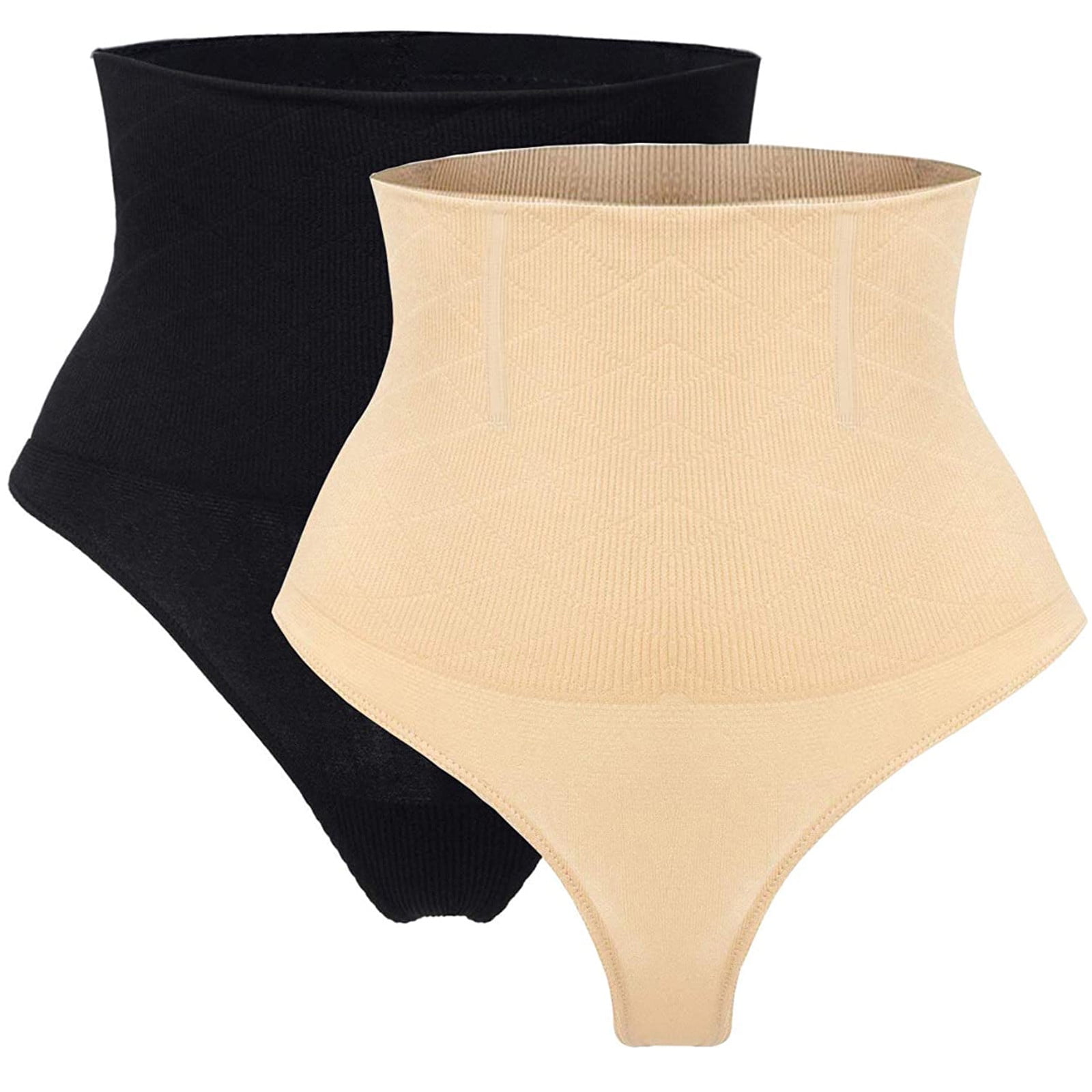 Knosfe 2 Pack G String Thong for Women Plus Size Half Back Coverage ...