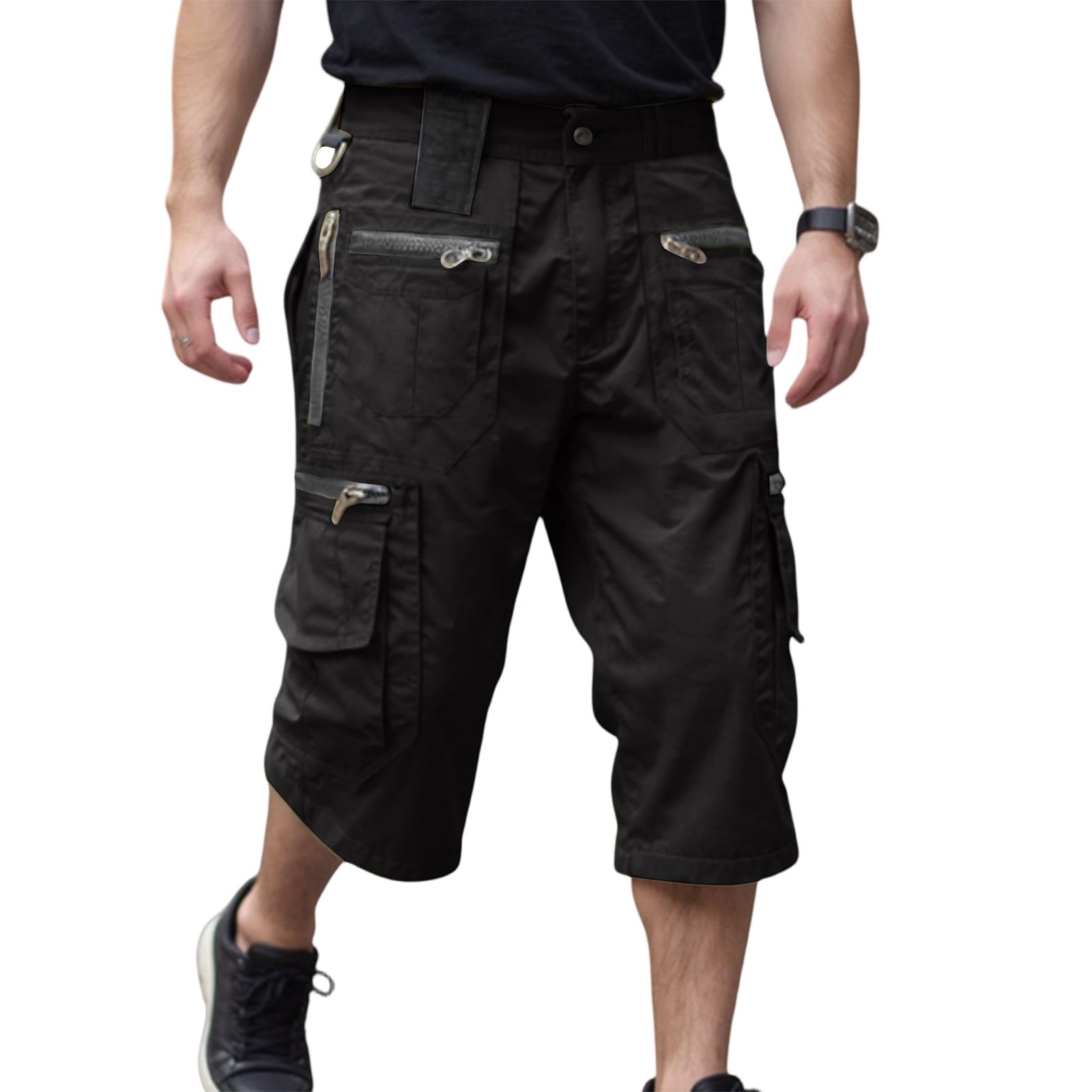 Knosfe Casual Shorts Mens Outdoor Cargo Work Hiking Summer Relaxed Fit ...