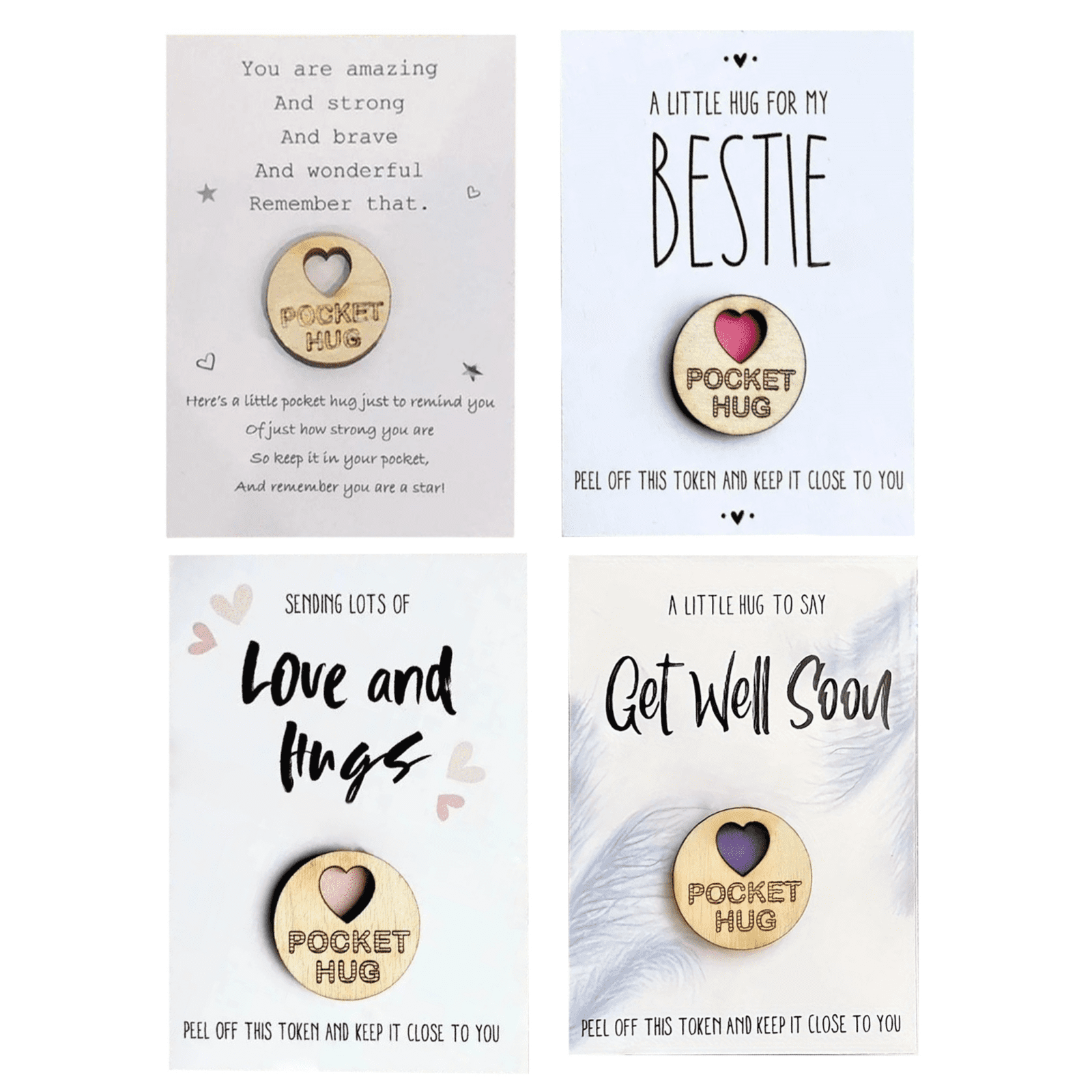 Knosfe Clearance,You Are Amazing Strong And Wonderful Pocket Hug Up ...